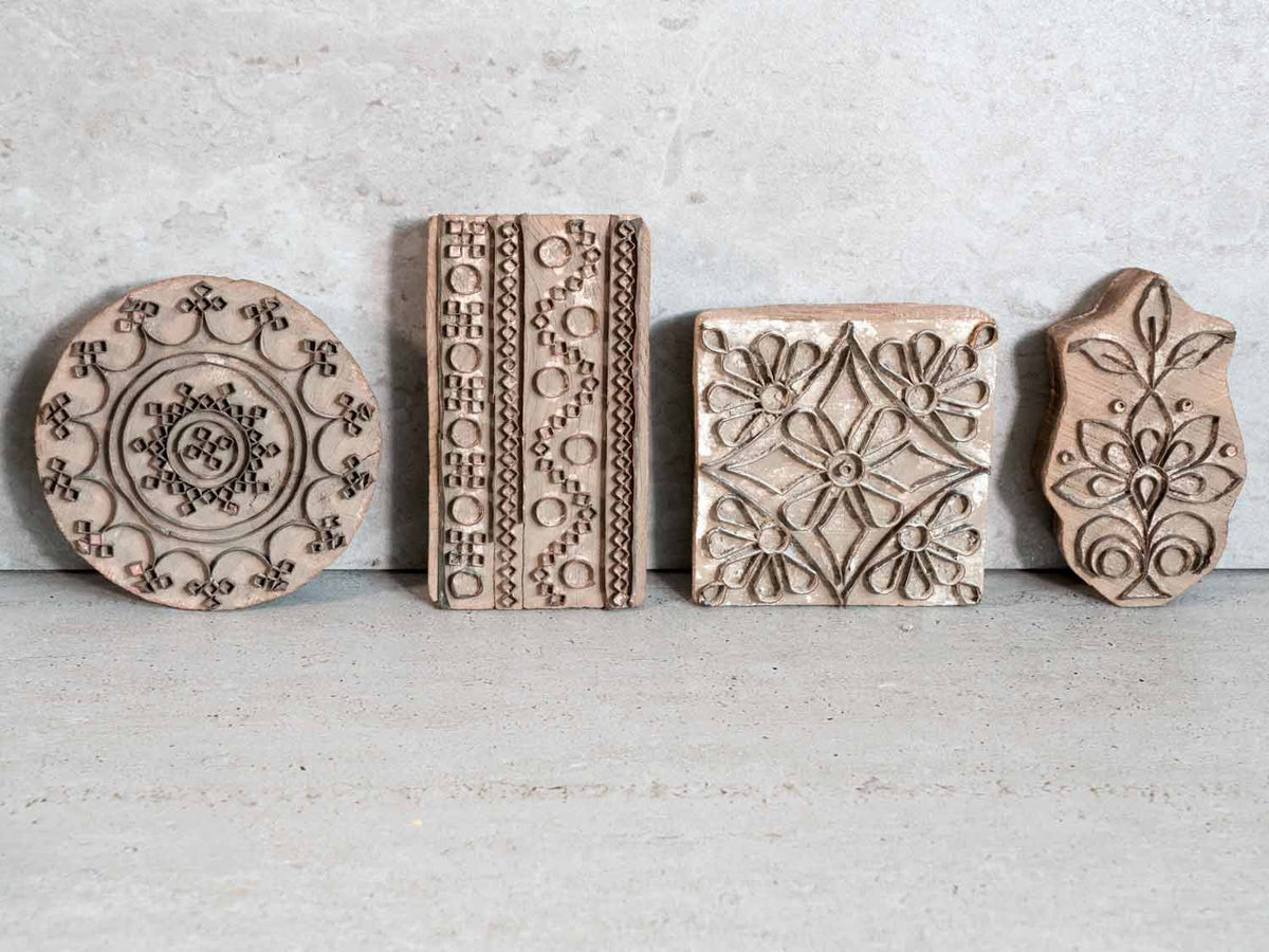 Metal Batik Printing Blocks from India | Silk Road Gallery